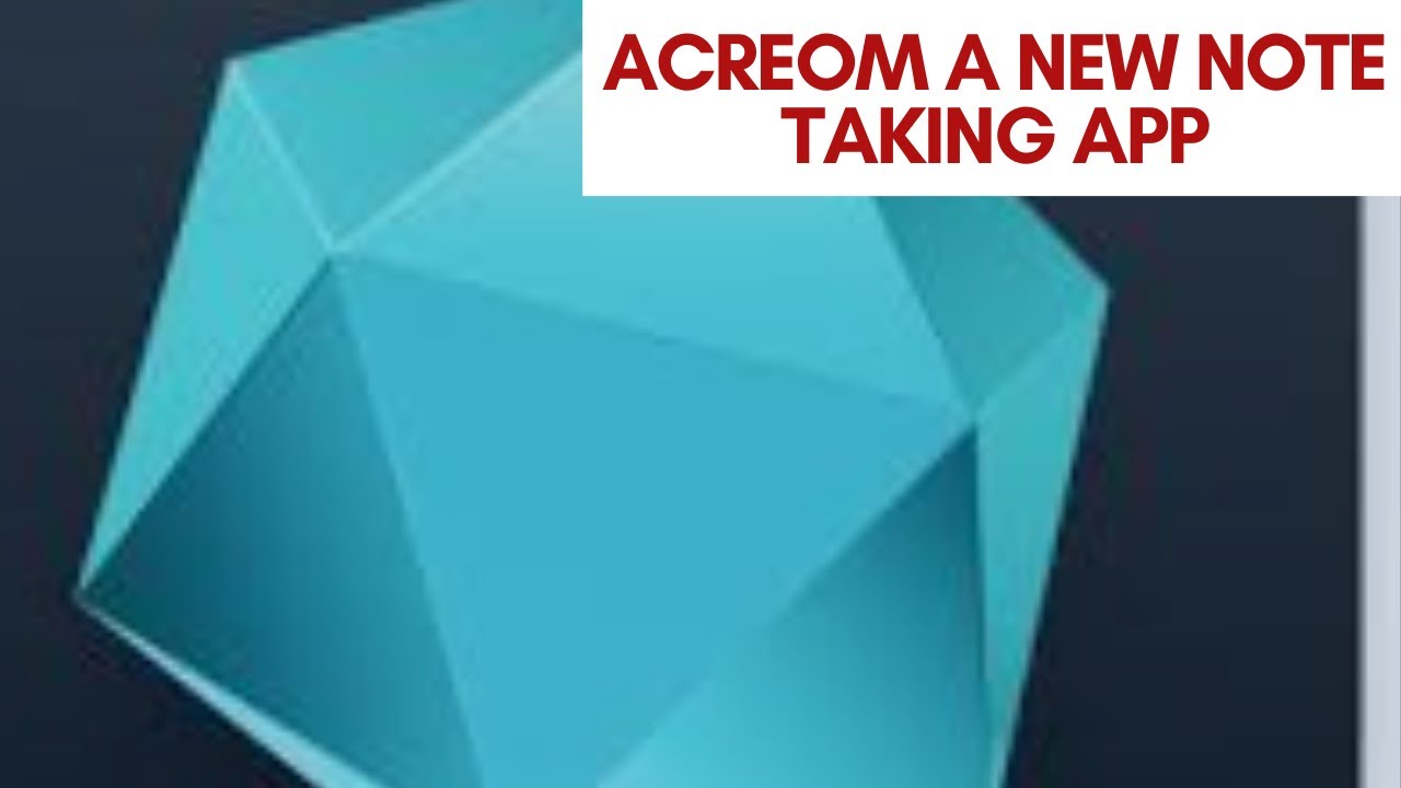 acreom - first look at the note taking app