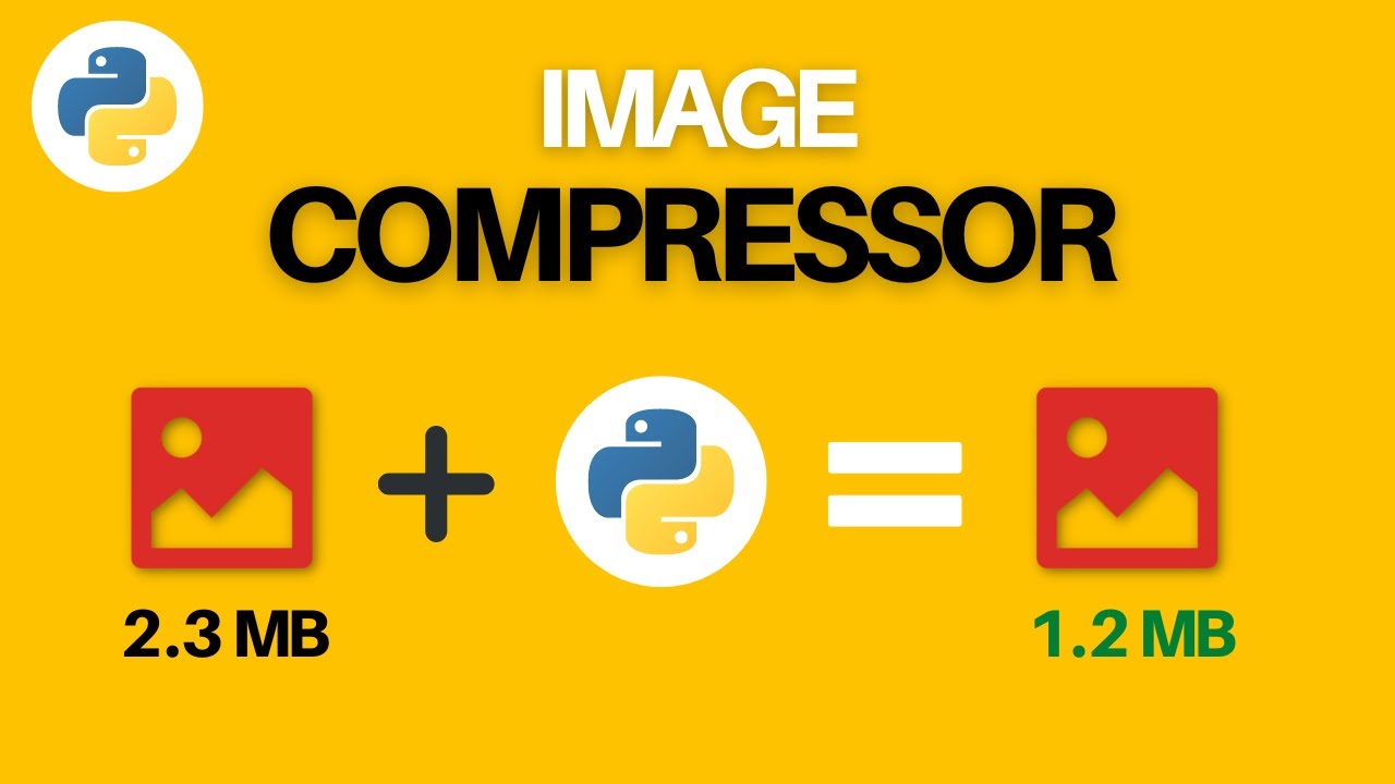 Image Compressor with Python and PIL | python project for beginners