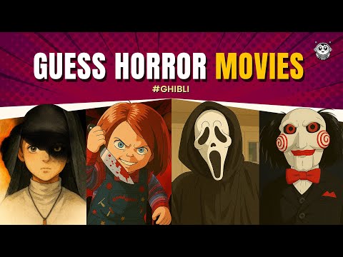 Guess The Horror MOVIE | Scary Movie Quiz | Guess the Ghibli | #trending #ghibli π» KnowlEdges#66