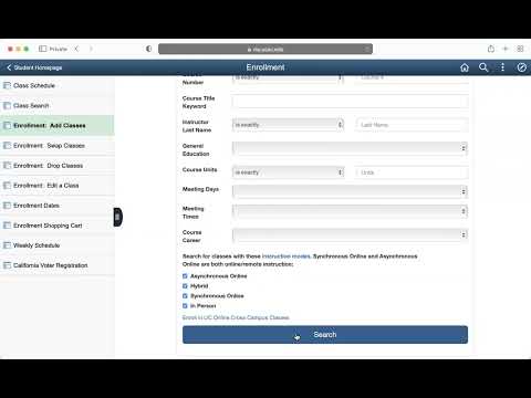 How to Enroll in a Summer Class using a Permission Number
