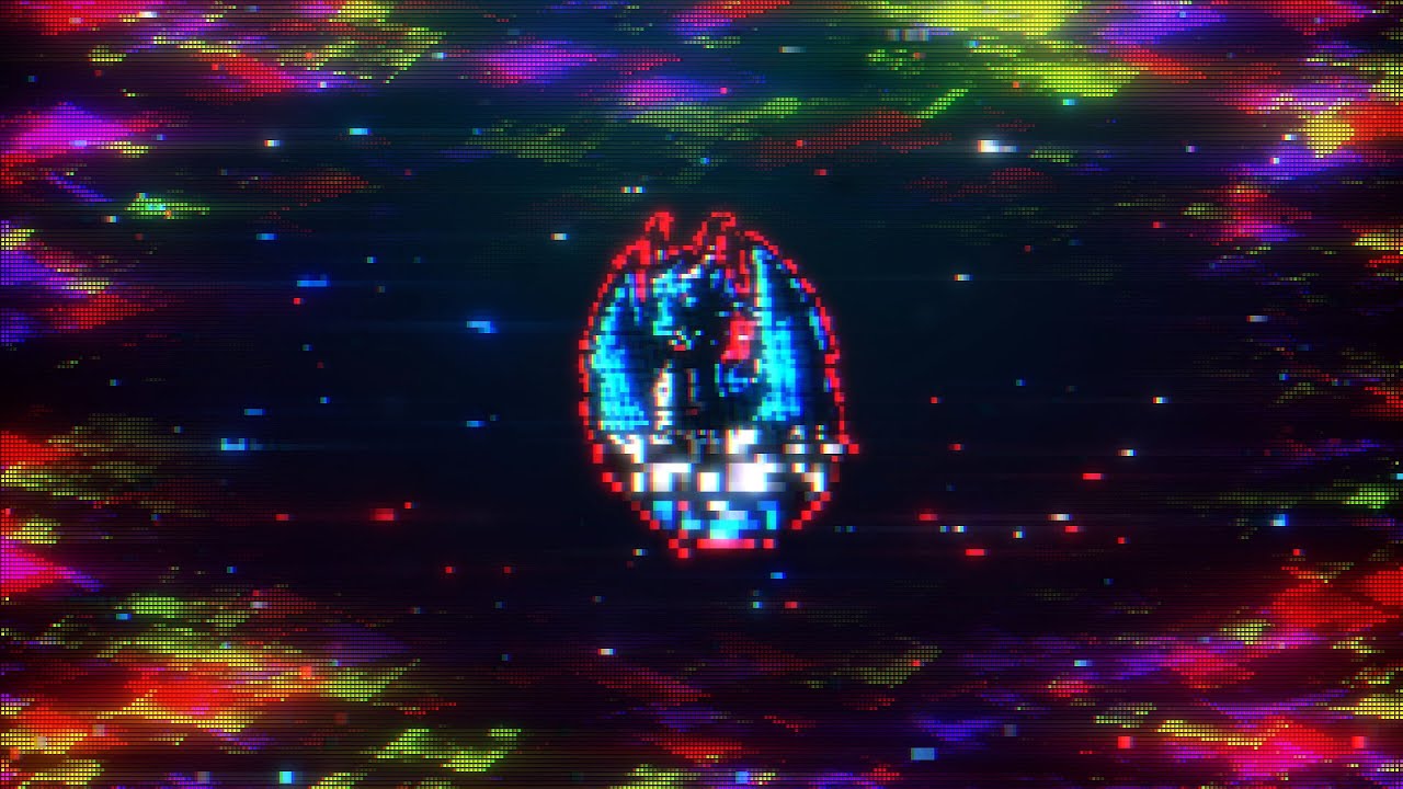 Pixel Glitch Logo Reveal Intro Template for After Effects