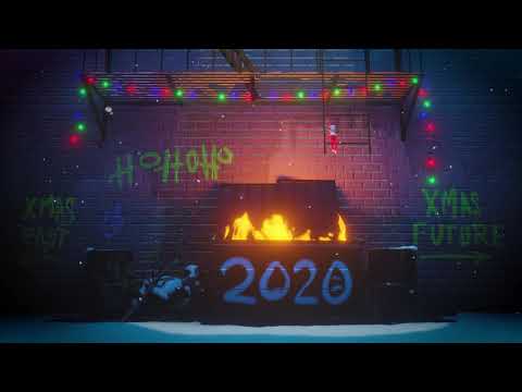 2020 Animated Yule Log Dumpster Fire