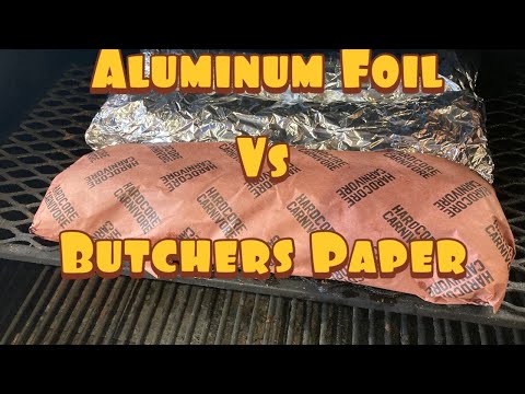 Butcher Paper Vs Aluminum Foil | Comparison Cook | Baby Back Ribs