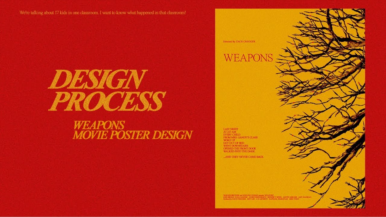WEAPONS MOVIE: Poster Design