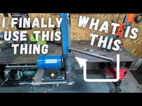 IS the Harbor Freight Hercules belt grinder/sander any good? It sits well on THE TOOL SWING!