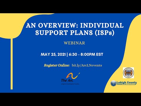 An Overview: Individual Support Plans (ISPs)