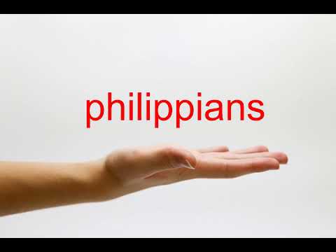 How to Pronounce philippians - American English