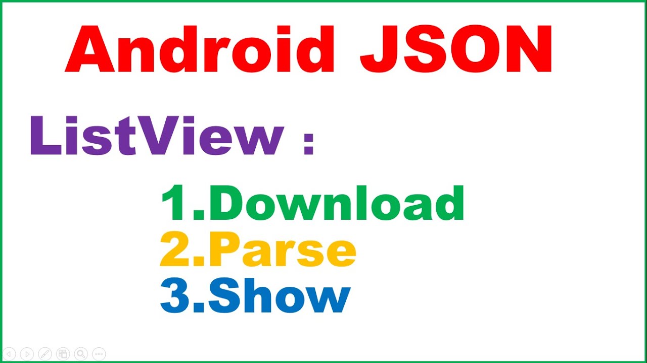 Anroid Native JSON Ep.03 : ListView - Download,Parse and Show