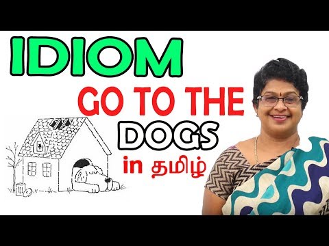 GO TO THE DOGS Idiom Meaning | English Idioms in Tamil | IDIOM #09