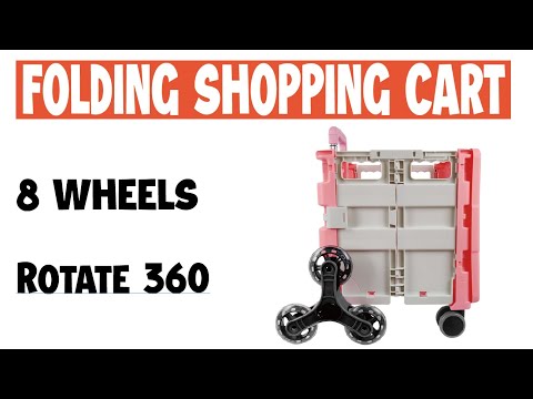 How to pull the shopping cart up the stairs?8 wheels folding shopping cart trolley,best carts 2021