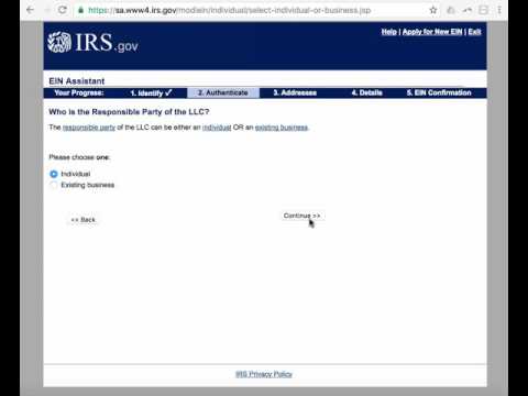 How to apply for an EIN online