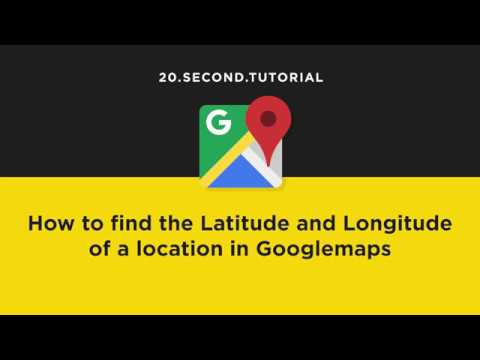 Find Latitude and Longitude in Googlemaps | Google Maps Tutorial #20
