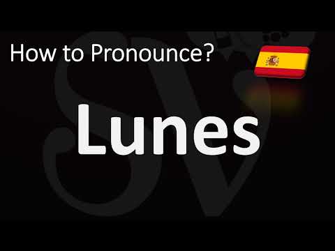 How to Pronounce Monday (Lunes) in Spanish