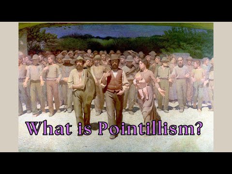 What is Pointillism in painting?