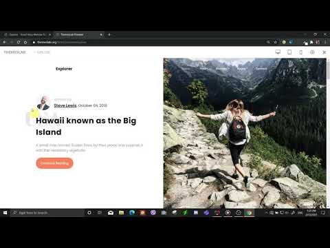 Explore: Travel Blog Website Template