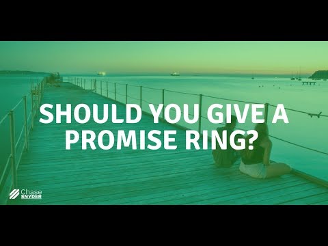 Should You Give A Promise Ring?