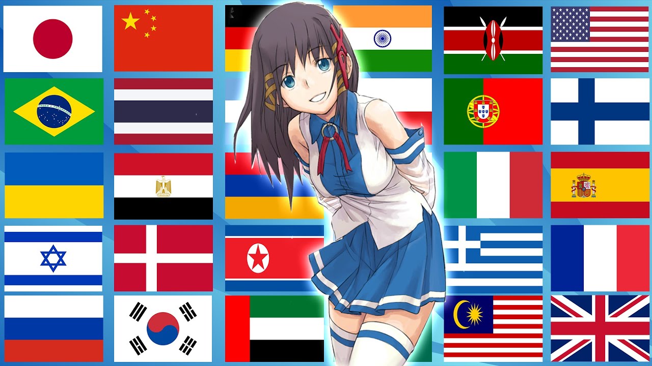 Anime in 50 Languages