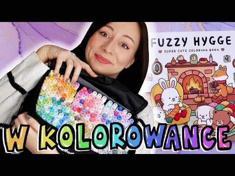 WYZWANIE - KOLOROWANIE LOSOWYMI MARKERAMI - W KOLOROWANCE #66