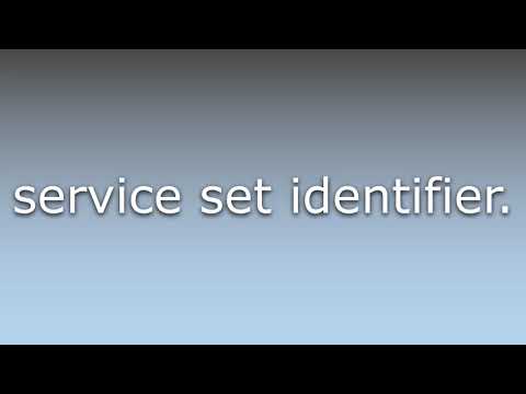 What does SSID mean?