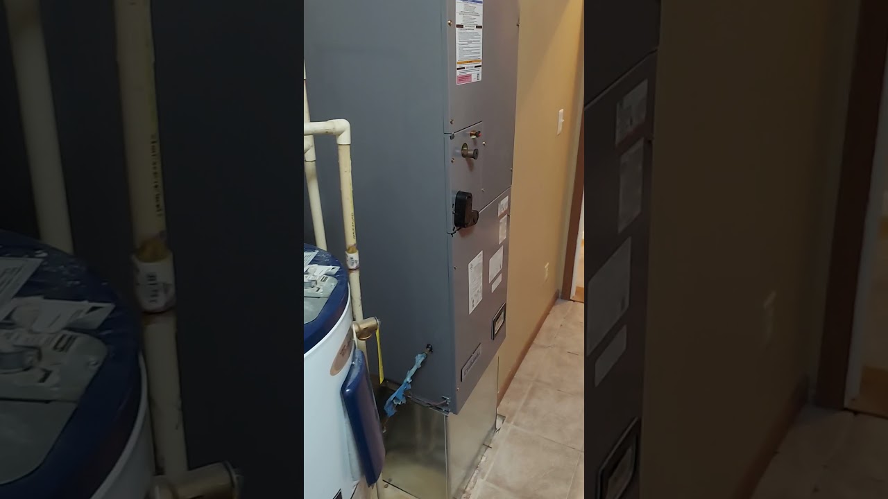 Changeout- Air Handler downflow/ Straight A/C. part 2