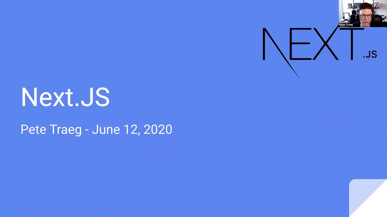 Next.js: using React to build static websites
