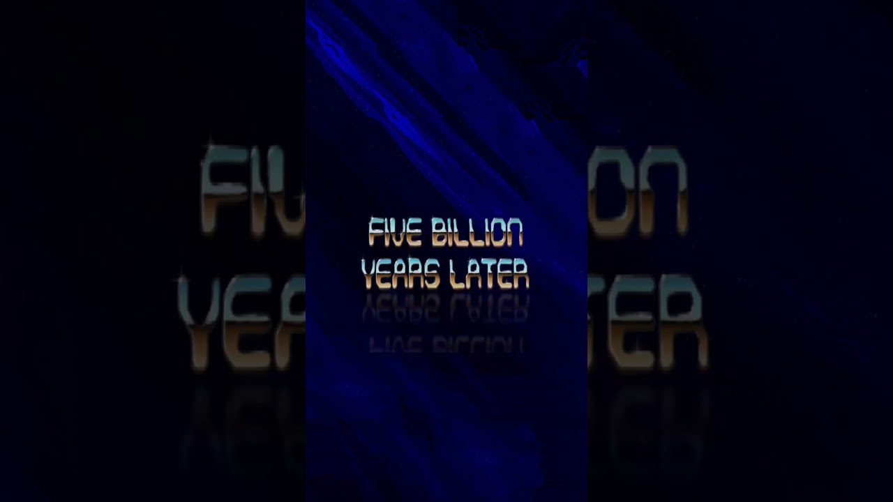 NEW! #free FIVE BILLION YEARS LATER | Portrait Format Funny Meme Template Time Card #memes #share
