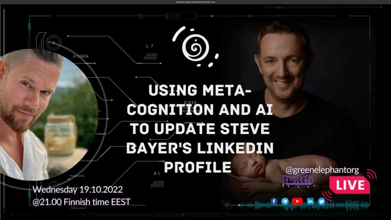 Using Meta-Cognition and AI to Update Steve Bayer's LinkedIn profile