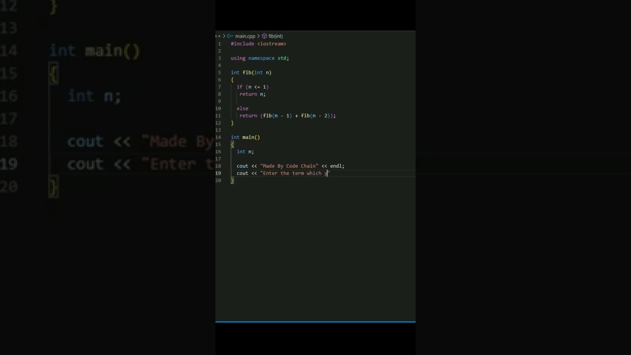 How to make Program to Find N's Fibonacci Number in C++ | SOFTWARE