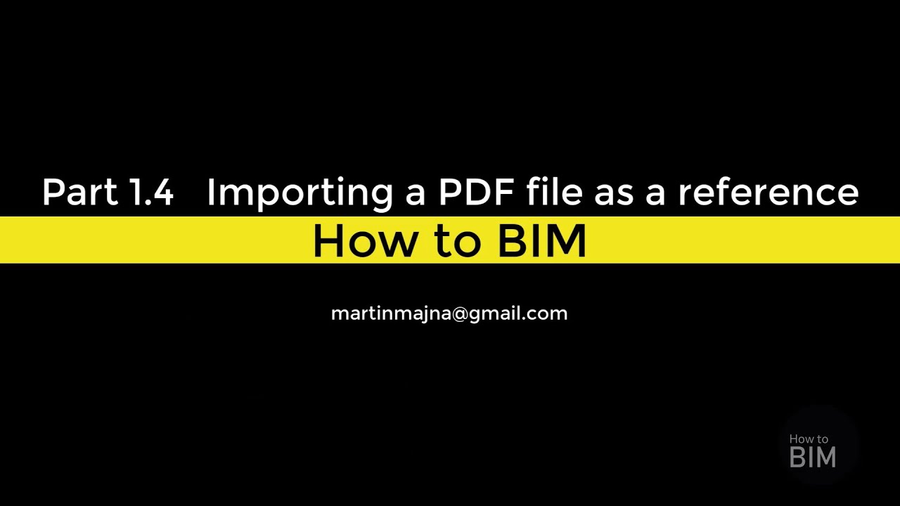 Importing a pdf file as a trace reference