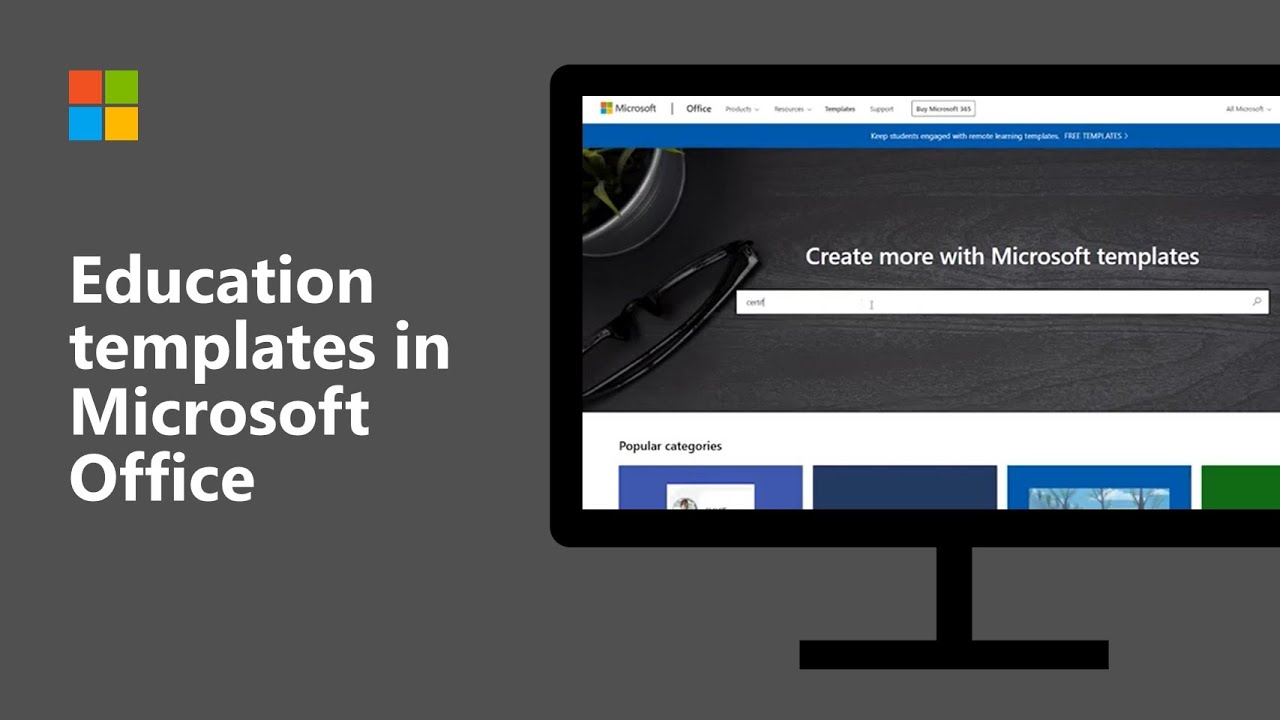 How to explore hundreds of education templates in Microsoft Office!