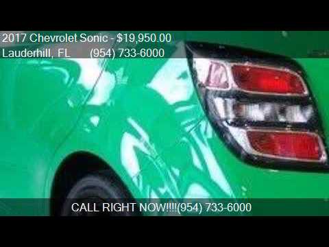 2017 Chevrolet Sonic LT Manual 4dr Hatchback for sale in Lau