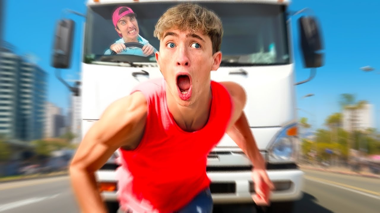 MY BROTHER RAN ME OVER!!