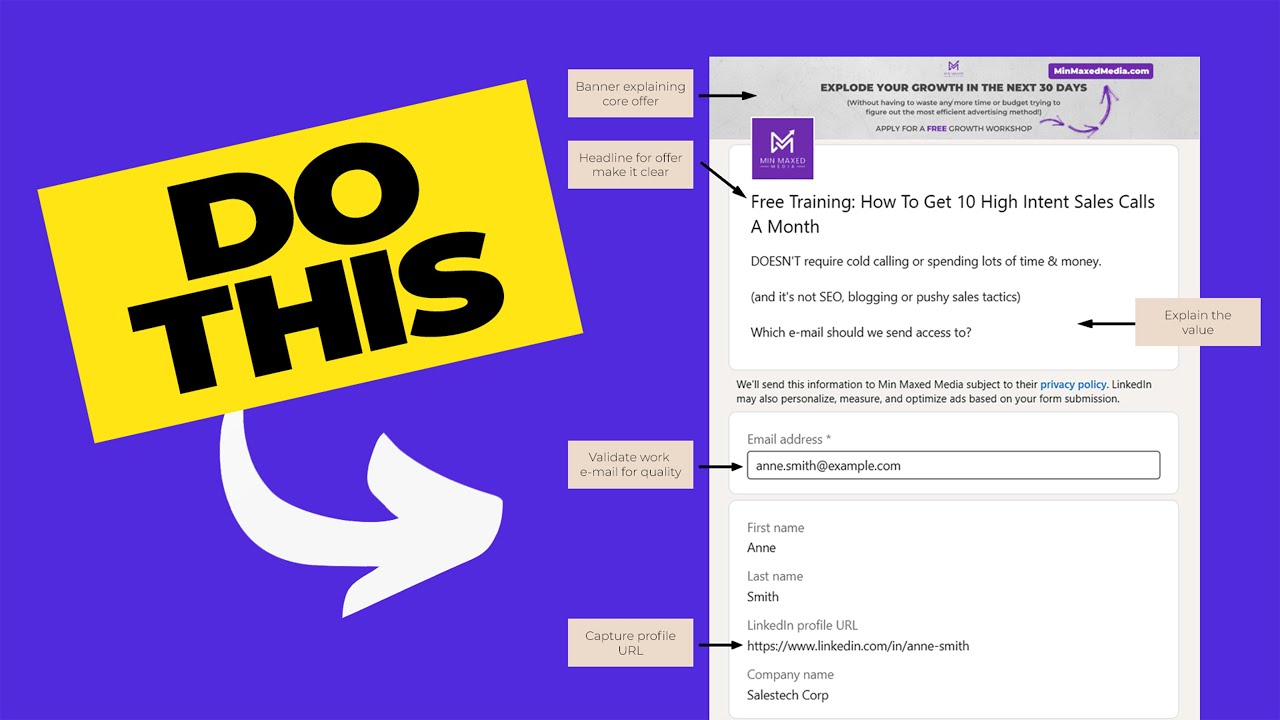 How To Use LinkedIn Lead Gen Form Ads