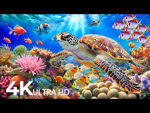 Amazing 4K Ocean Adventure 🐳 Discover Marine Life & Sea Creatures 🐬 Ocean Relaxation Film #27
