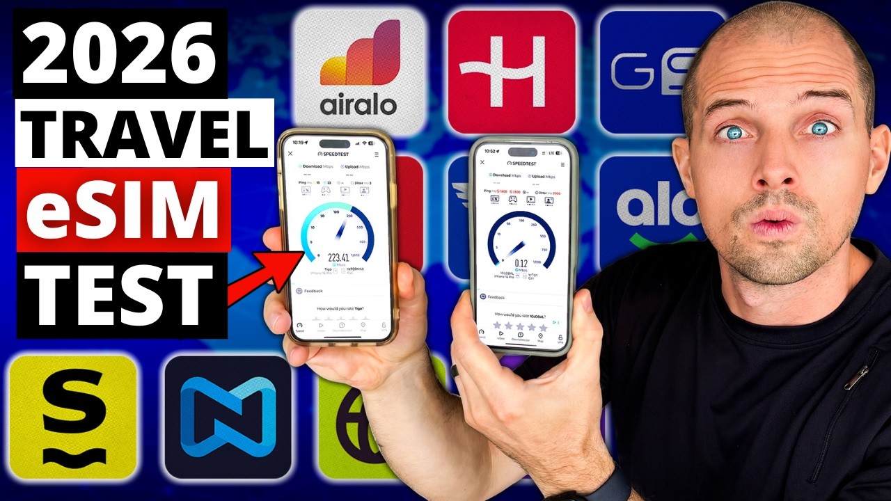 BEST Travel eSIMs Compared 2026 (25 Countries, 45 Months)