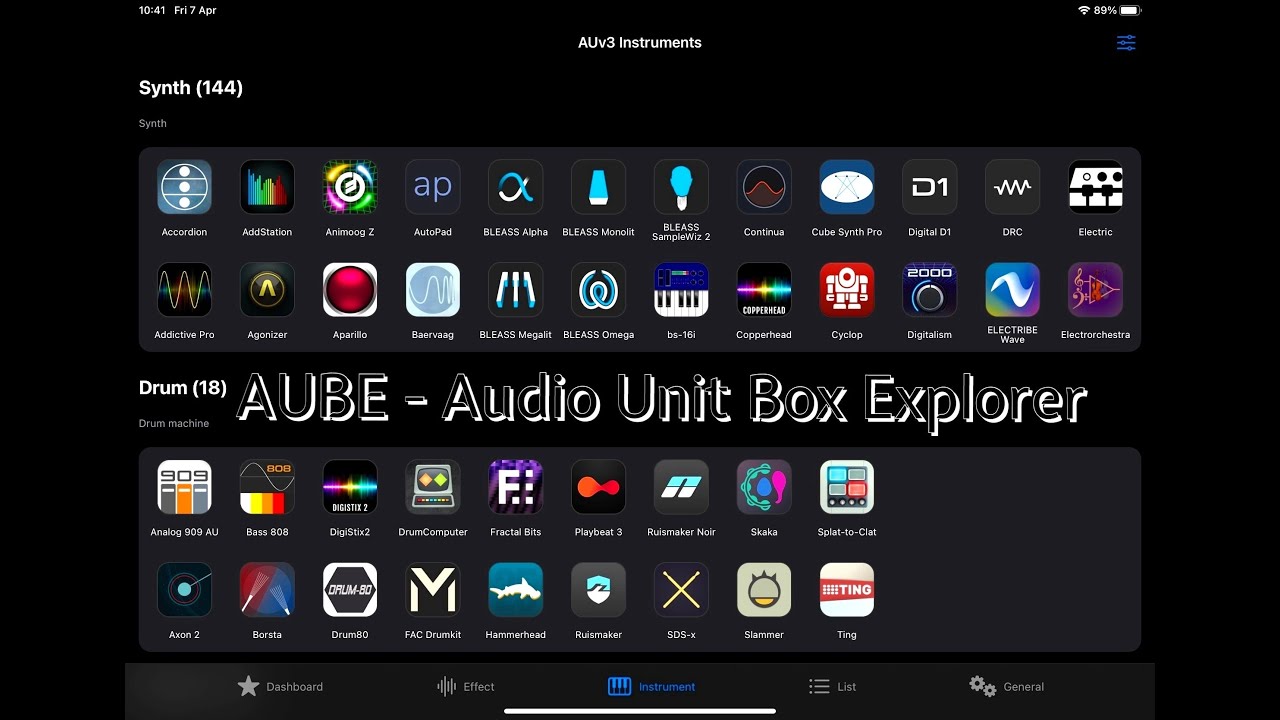 AUBE - Audio Unit Box Explorer - Get Your AUv3s Organised with this Brilliant App for iOS