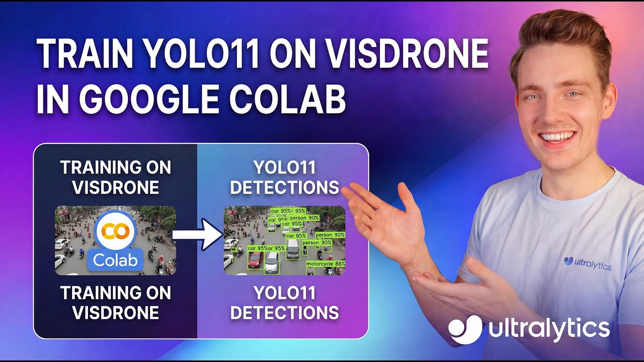 VisDrone 데이터 세트 - Ultralytics YOLO 문서