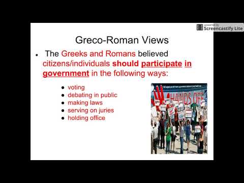 Judeo-Christian and Greco-Roman Views pt. 2