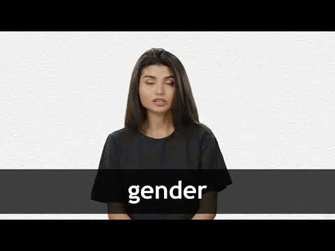 GENDER - Definition & Translations | Collins English Dictionary