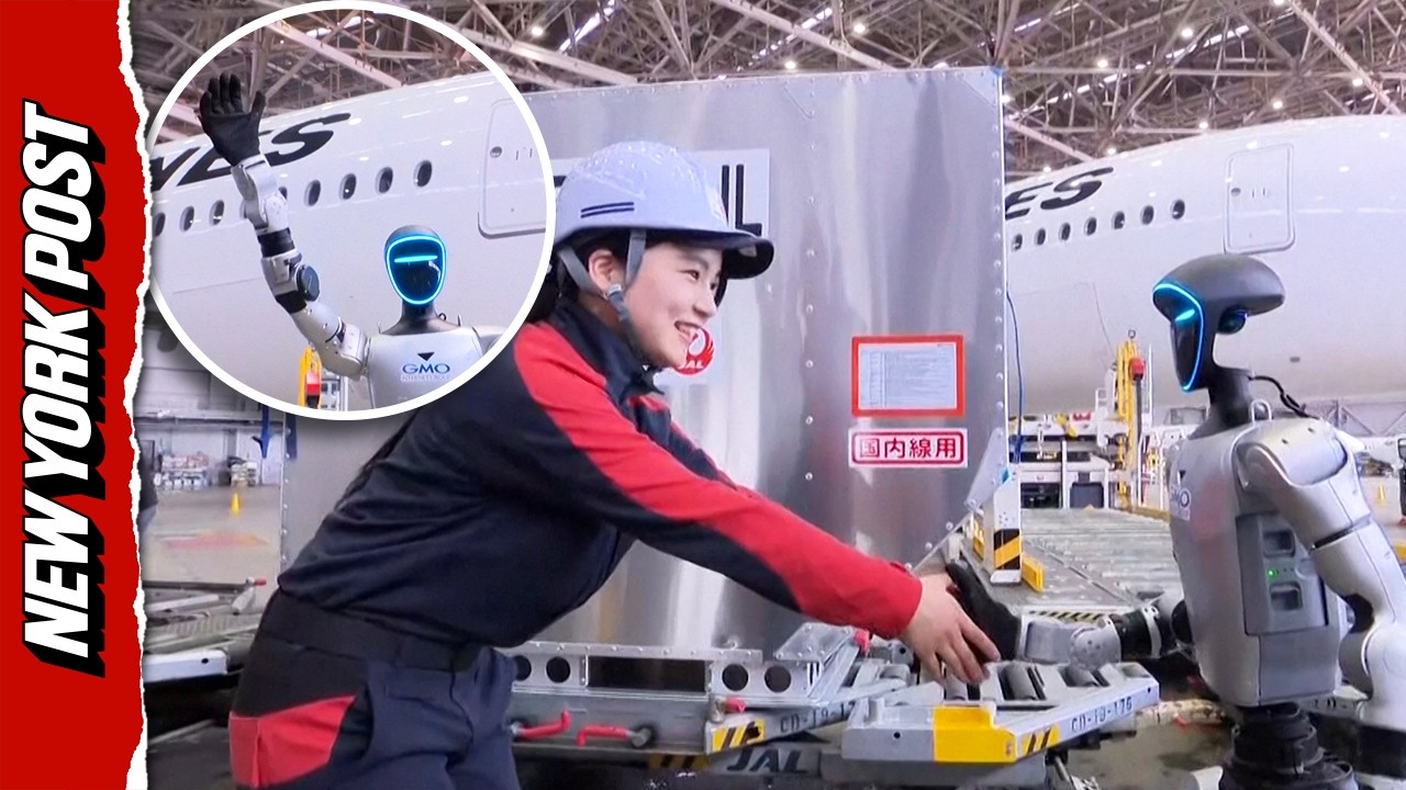 Japan Airlines Testing Out Humanoid Robots to Help with Baggage