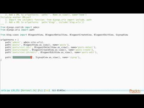 Learn Creating Smart Web Apps with Django User Registration | packtpub com - Mind Luster