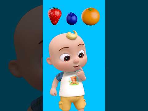 Are Strawberries Red or Blue 🔴🔵?! Learn Colors with Fruit! #cocomelon #shorts