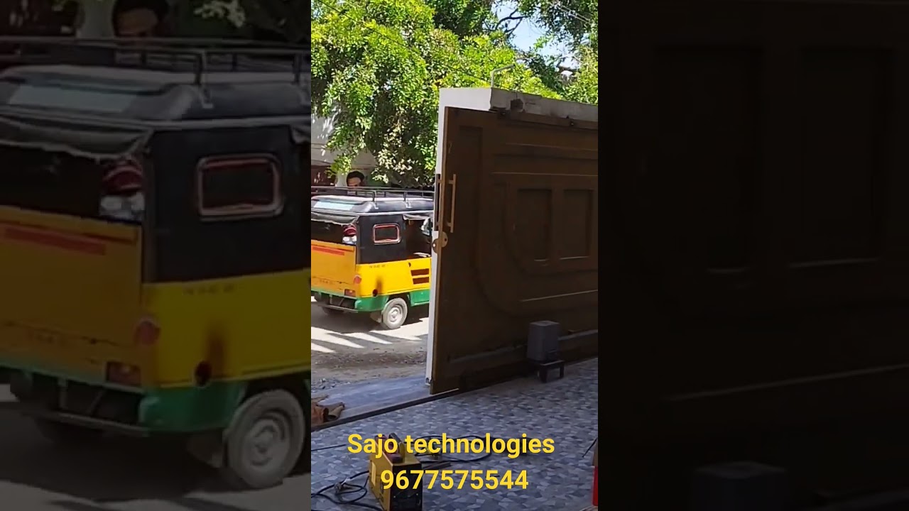 Sliding gate automation @bnikorkai @sajotechnologies9402 @bnitirunelveli570 |home automation