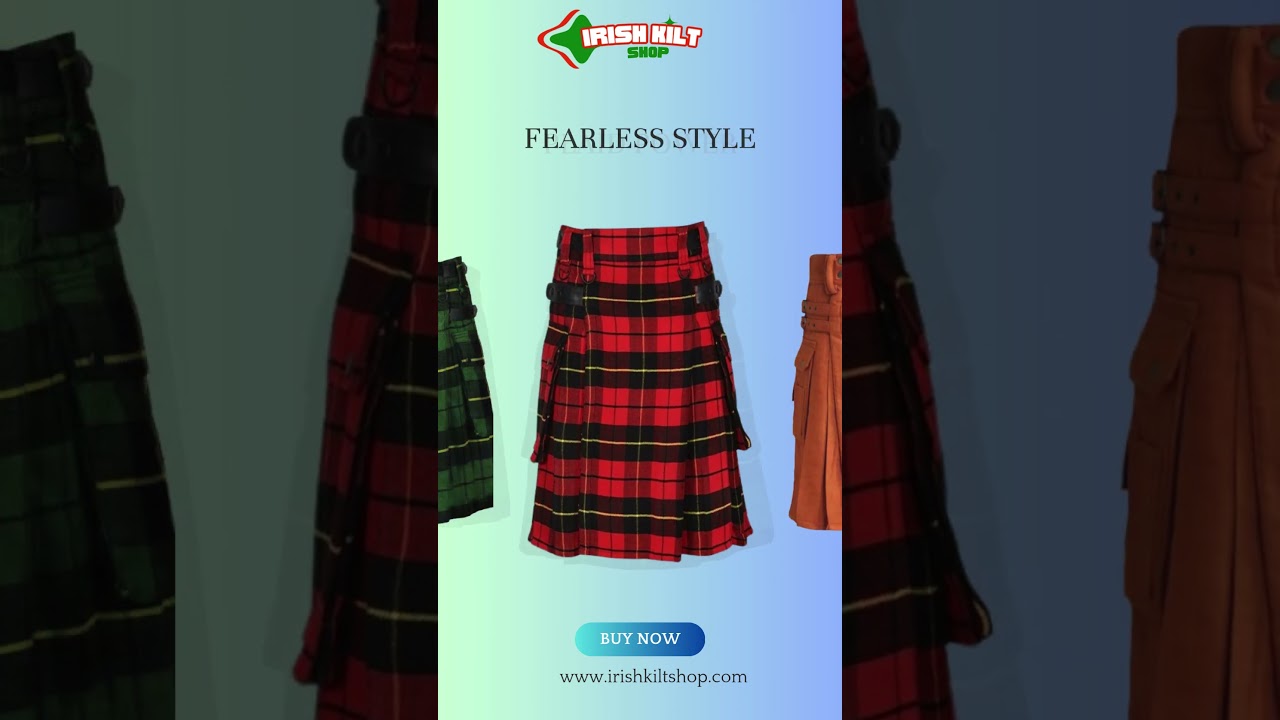 Tartan Utility Kilt Collection – A Perfect Blend of Tradition & Functionality!