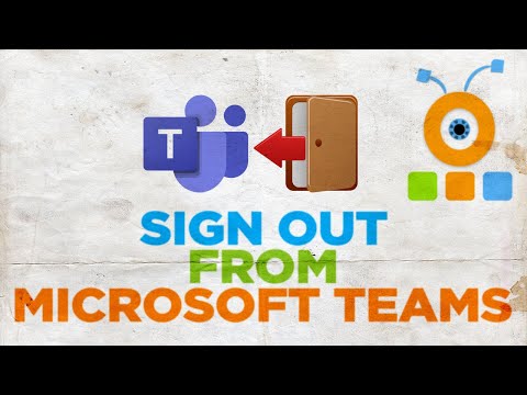 How to Sign Out from Microsoft Teams