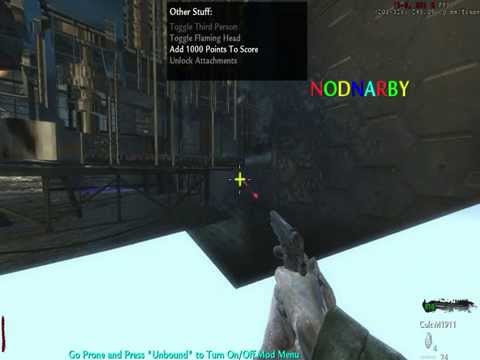 Call of Duty World at War zombies mod menu (PC)