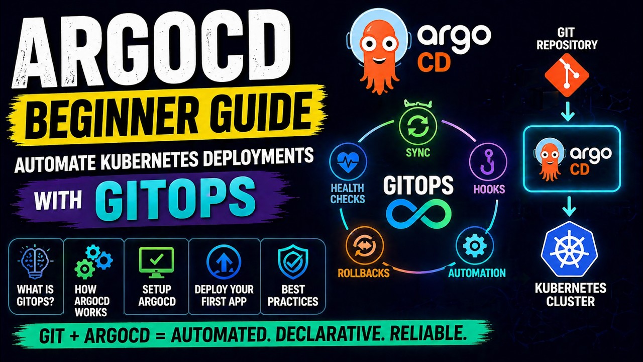 ArgoCD Beginner Guide | Automate Kubernetes Deployments with GitOps