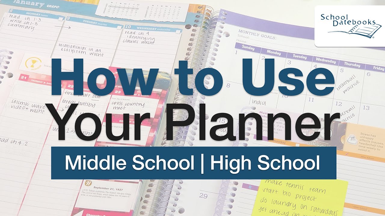 How to Use Your Planner: Time-Management Tricks for Better Grades (Middle & High School)