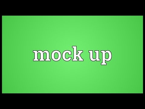 Mock up Meaning