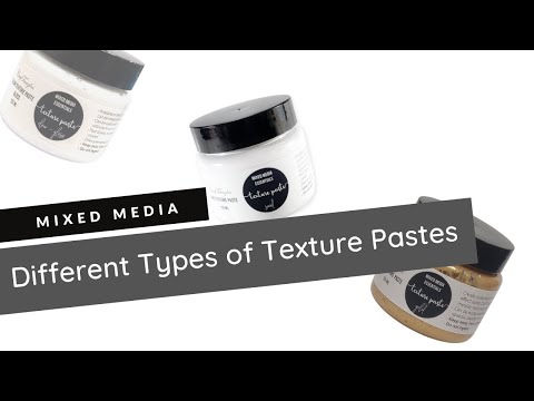 Different Types of Texture Pastes - Mixed Media Basics Ep. 6